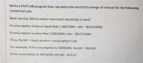 Solved Write A Matlab Program That Calculates The