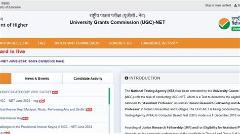 Ugc Net Result 2024 Live Nta Declares June Re Direct Link Here