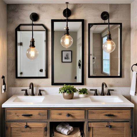Elegant Modern Farmhouse Bathroom Lighting Bright Cozy And Timeless