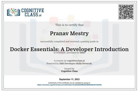 Pranav Mestry On Linkedin Continuouslearning Upskilling Docker Dockercontainer