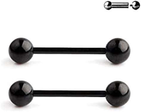Briana Williams Stainless Steel Internally Threaded Tongue Nipple Shield Barbell Ring Bar Body
