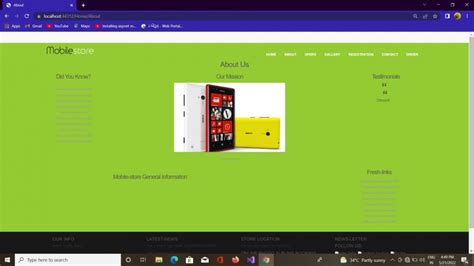 online mobile shop mvc project in c with source code and report