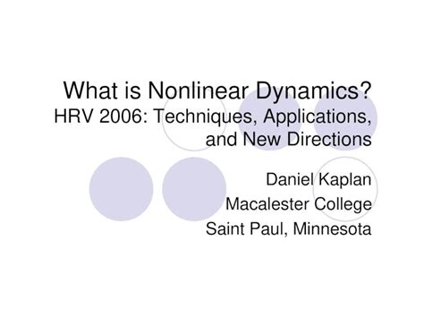 pdf what is nonlinear dynamics dokumen tips
