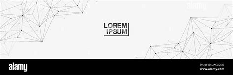 Global Network Connection Website Header Or Banner Design Abstract Background With Connecting