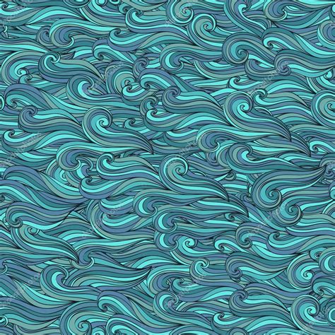 Seamless Waves Texturewavy Background Stock Vector Image By ©markovka