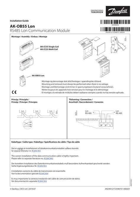 Danfoss Lon Rs 485 Installation Guide Manualzz