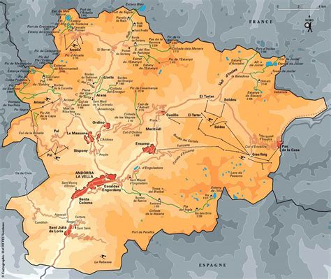 Andorra Map