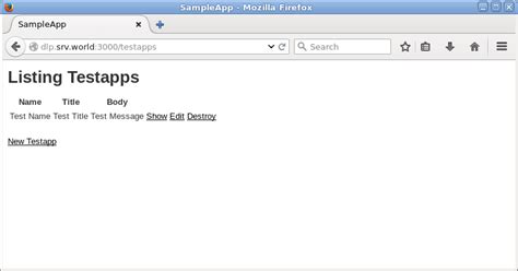 Centos 7 Ruby On Rails 4 Server World