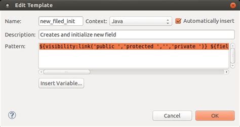 How To Initialize Variable Default Value In Eclipse Short Cut Key Stack Overflow