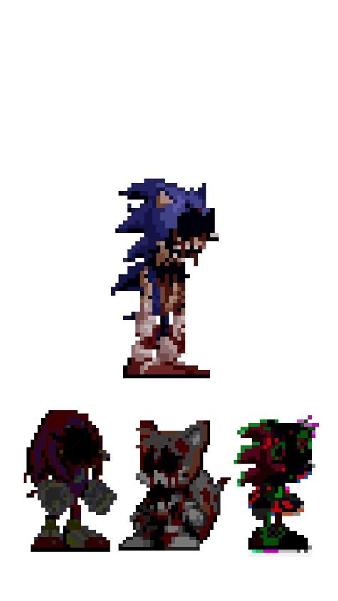 Sonic Exe Redesign For The Spooks Sprites R Sonicthehedgehog
