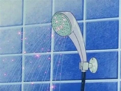 A Shower That Rains Glitter Instead Of Water Aesthetic Anime Old