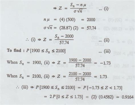Central Limit Theorem Example Solved Problems Two Dimensional Random Variables