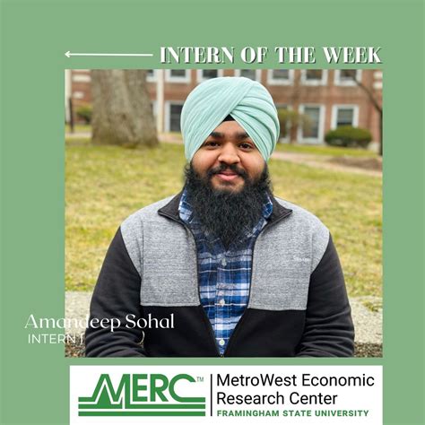 Congratulations To Our Intern Of The Week Amandeep Sohal Amandeep Is
