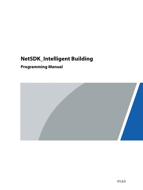 netsdk programming manual intelligent building pdf library computing login