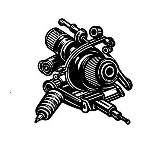 Tattoo Machine Svg Premium Ai Generated Vector