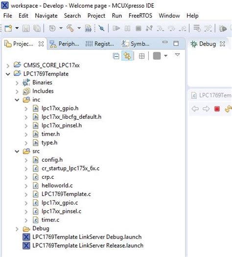 lpc1768 1769 arm cortex m3 development the hello world