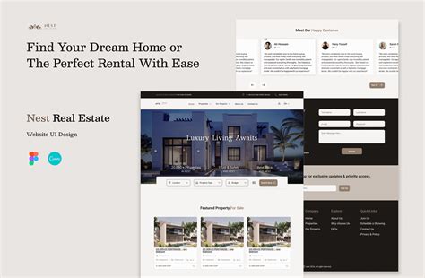 Real Estate Website Ui Design Behance
