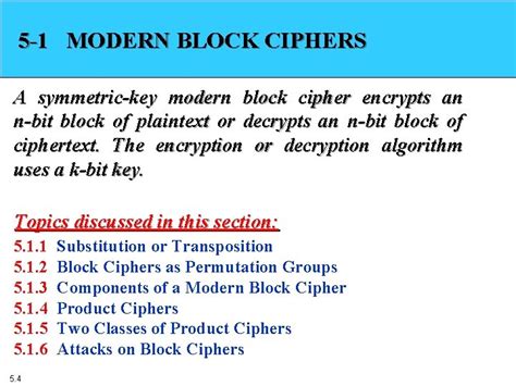 Lecture 3 Introduction To Modern Symmetrickey Ciphers 5