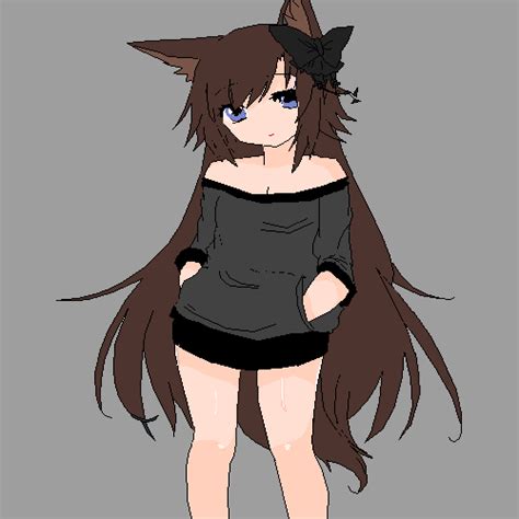 How To Draw Anime Wolf Girl Step By Step