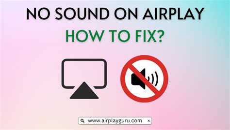 no sound on airplay screen mirroring 14 fixes worth trying