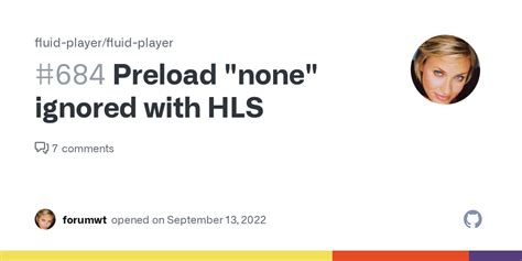 preload none ignored with hls · issue 684 · fluid player fluid