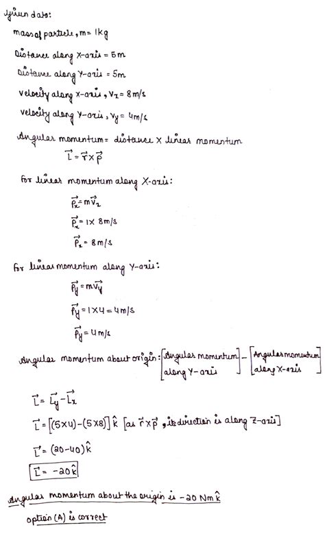 A Particle Of Mass 1 Kg Is Projected At An Angle Theta With Horizontal