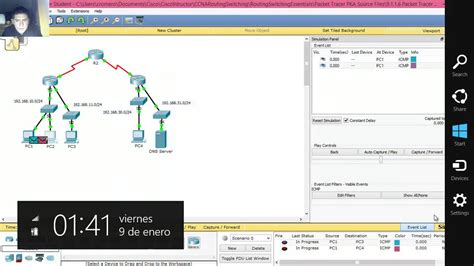 9 1 1 6 Packet Tracer Acl Demonstration Youtube