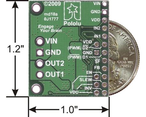 MC33926 Motor Driver Carrier | Buy in Australia | POLOLU-1212 | Pololu ...