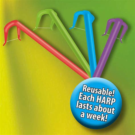 Harp Orthodontic Reusable Flosser Easy And Effective Dental Flossing Tool Buy Now With