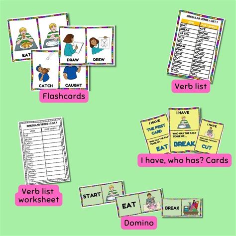 Past Simple Irregular Verbs Lesson Bundle Includes Past Simple Packs