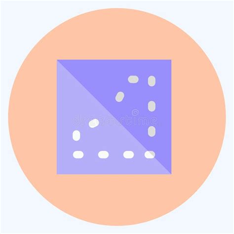 Icon Stitching Lines Suitable For Tailor Symbol Flat Style Simple Design Editable Design