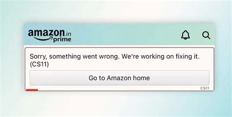 Amazon CS Fehler Beheben
