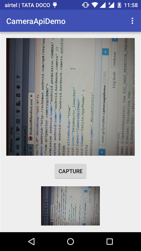 Android Cameraopen Returns Null With One Project But Not The Other