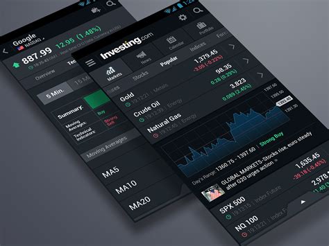 Android App Dark Theme On Behance
