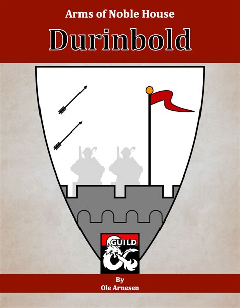 Arms Of House Durinbold Dungeon Masters Guild Drivethrurpg