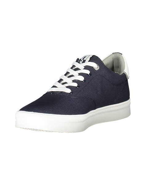 Napapijri Skipper Low Mens Canvas Sneakers Blue Fruugo Uk