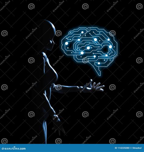 Ai Artificial Intelligence Conceptual Of Next Generation Techno Stock