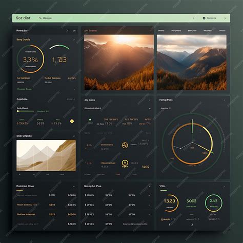 Premium Photo Web Dashboard Energy Energy Consumption Dashboard Grid