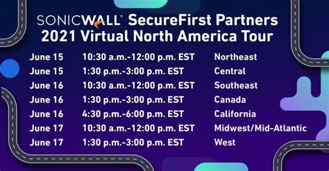 Sonicwall On Linkedin The 2021 Sonicwall Securefirst Virtual Partner Roadshow Is Coming To A…