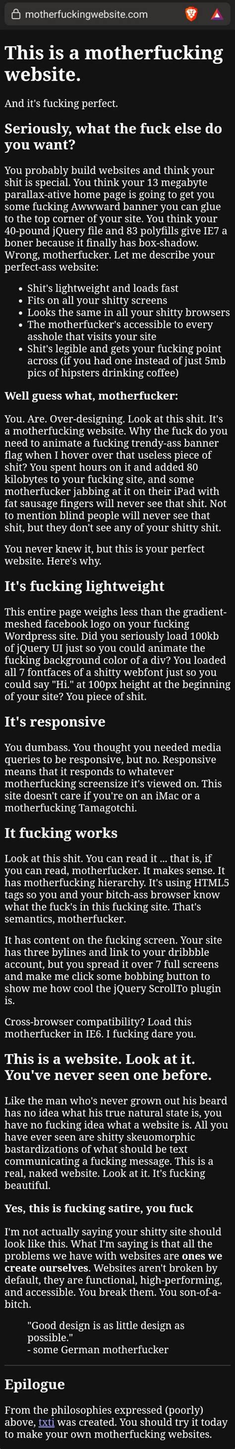 Perfect Website Does Not Exi R ProgrammerHumor
