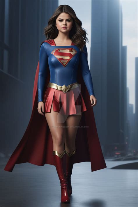 Selena Gomez As Supergirl By Auctionpiccker On Deviantart