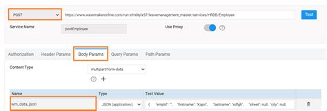adding crud functionalities to dynamic data table wavemaker docs