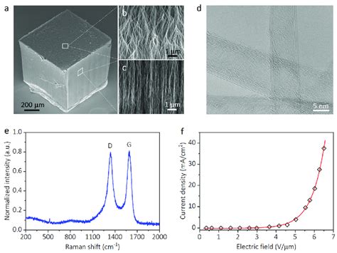 The Characteristics Of The Carbon Nanotube Cnt Emitter A A Typical Download Scientific