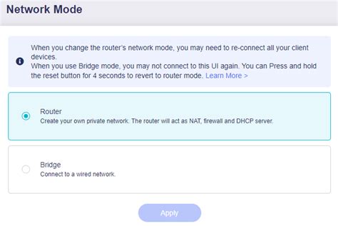 Network Mode GL INet Router Docs Network Mode GL INet Router Docs