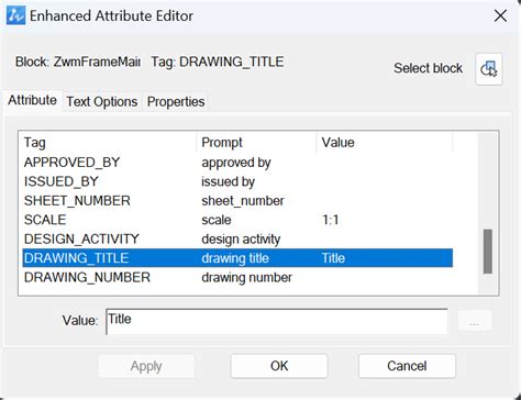 ★how To Create An Attribute Block In Zwcad Technical Knowledge Base
