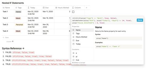 How To Write Nested If Statements In Notion — Red Gregory