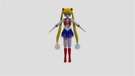 Sailor Moon Usagi Download Free 3d Model By Guilherme Navarro
