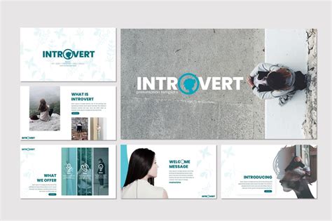 Introvert PowerPoint Template Presentation Template