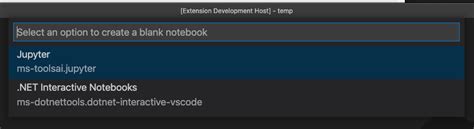 Enhancement To Create New Blank Jupyter Notebook Command Issue Microsoft Vscode