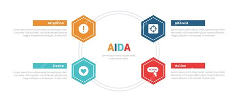 슬라이드 프레젠테이션을 위해 4 점 단계 디자인과 함께 원 위에 6각형 원형의 벌이있는 마케팅 블리 인포그래픽 템플릿 다이어그램 프리미엄 벡터